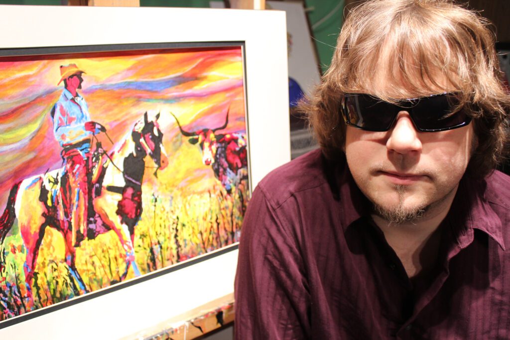 The Beautiful Artistic Vision of a Blind Artist - AmeriDisability